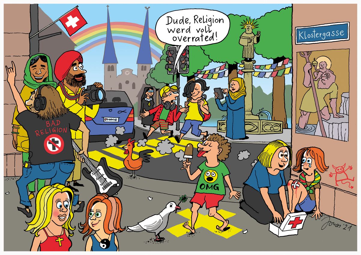 Religion im Alltag - Jonas-Comics.ch
